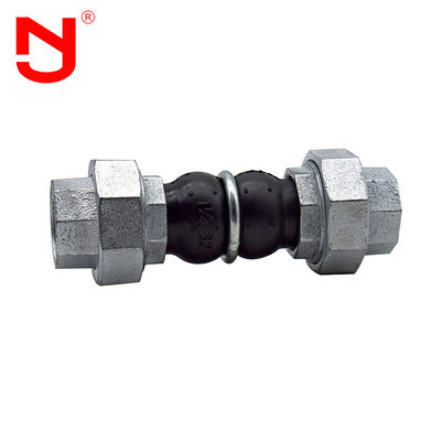 Flexible Threaded Expansion Joint , Double Bellows Expansion Joint Gas ...