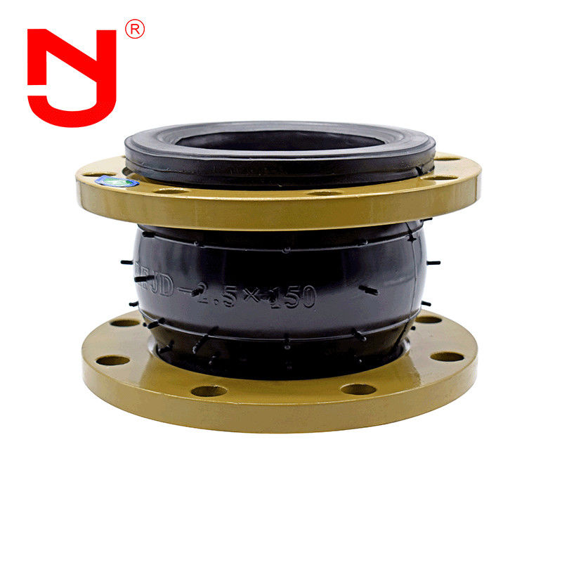 150 PSI Pressure Rating Single Sphere Rubber Expansion Joint DN125 Temperature Rating 200°F