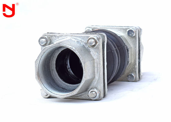 Flexible Threaded Expansion Joint , Double Bellows Expansion Joint Gas ...