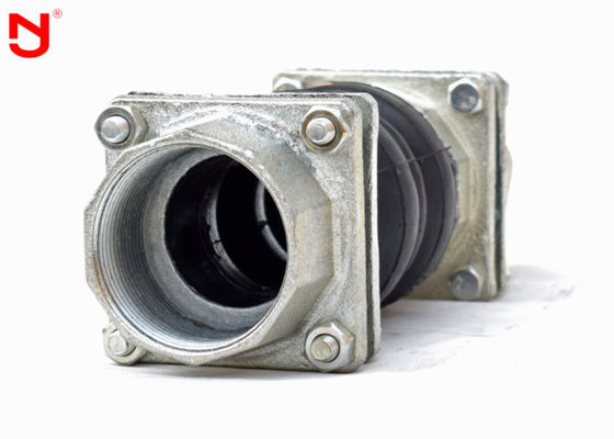 Flexible Threaded Expansion Joint , Double Bellows Expansion Joint Gas ...