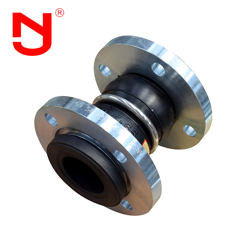 Double Sphere Rubber Expansion Joint Connection Type Of NBR Rubber ...