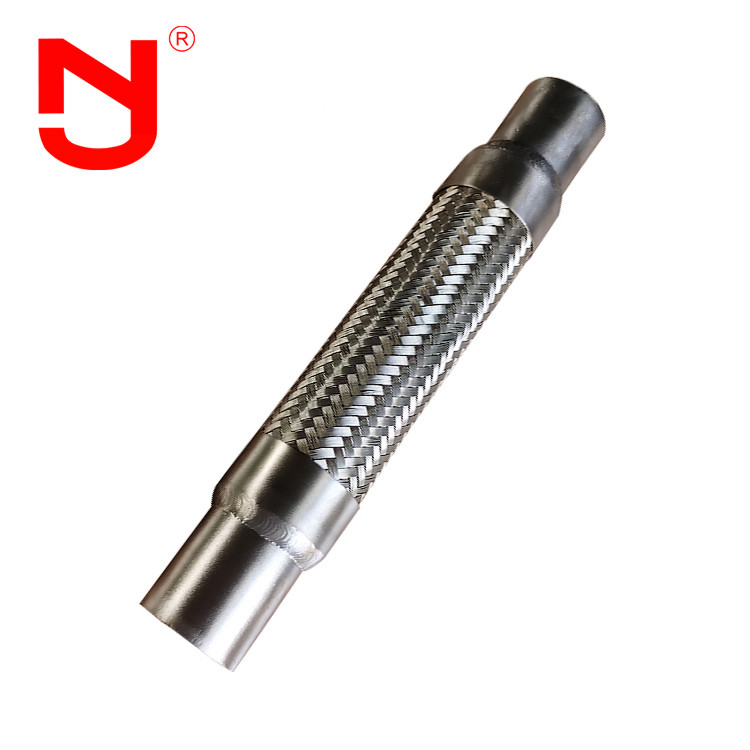 Welded Metal Braided Pipe Connector Stainless Steel Wire Braided Corrugated