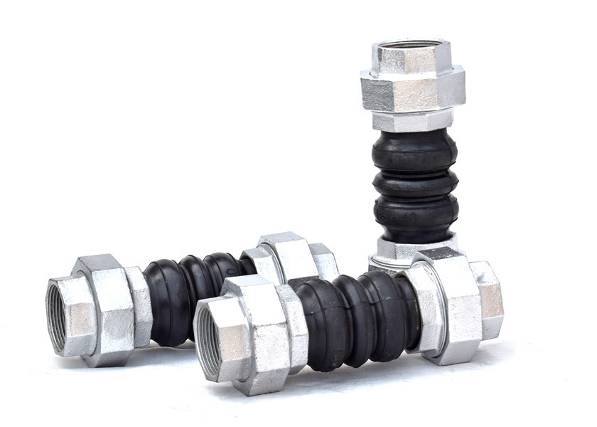 Union EPDM Thread Connected Pipe Coupling Sphere Rubber Expansion ...