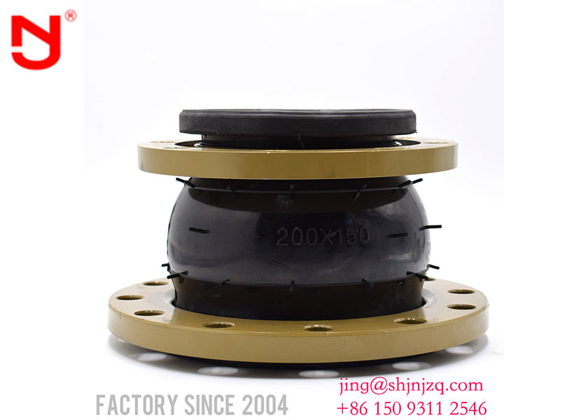 Concentric Rubber Flexible Joint , Pipe Rubber Bellows Expansion Joint ...