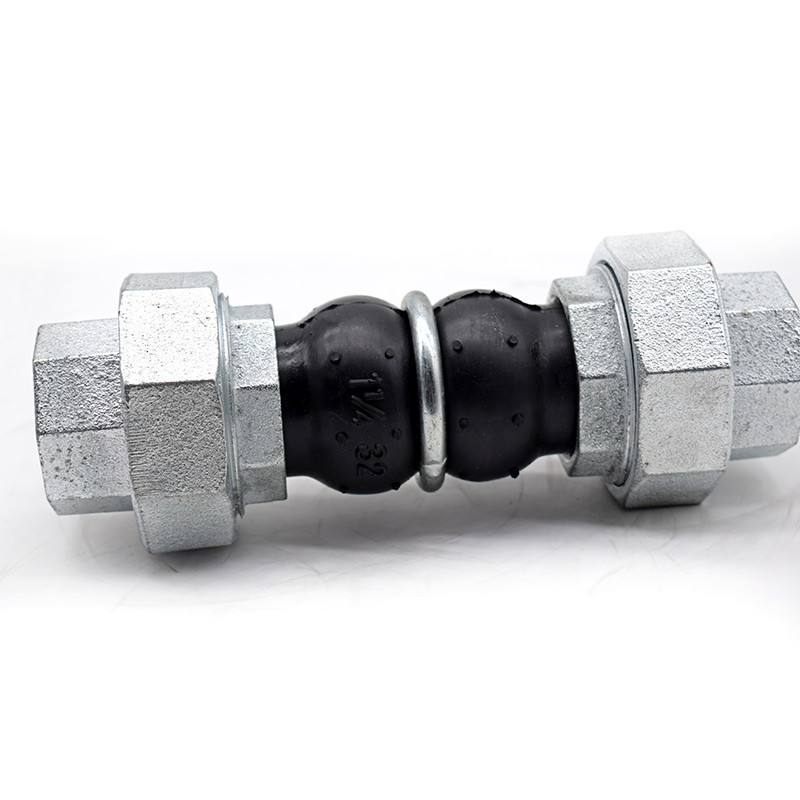 10.0Mpa Screw rubber joint Double Sphere EPDM Threaded Expansion Joint